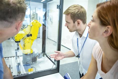 Training For Industrial Robots Stock Image Image Of Automate