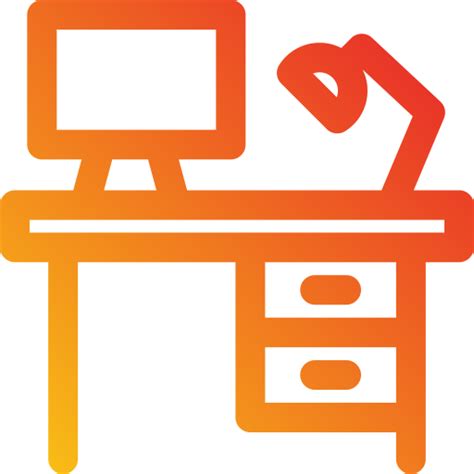 Desk Generic Gradient Icon
