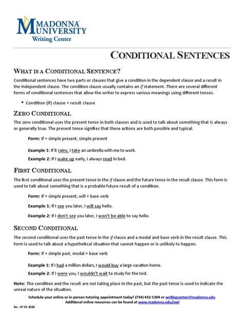 A Comprehensive Guide To Understanding Conditional Sentences Their Forms Uses And Key Aspects