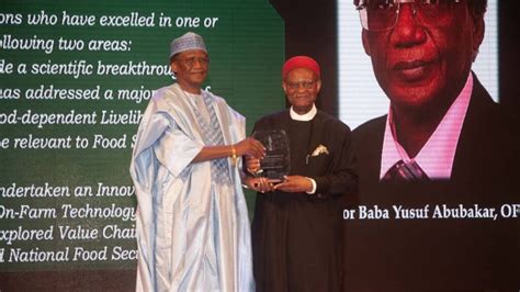 Professor Baba Yusuf Abubakar Receives Hlf Role Model Award Of