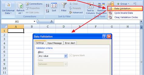 Cara Menggunakan Data Validation Di Excel Rumus Excel
