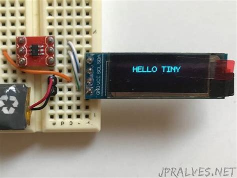 OLED Display Driven By ATtiny Jpralves Net