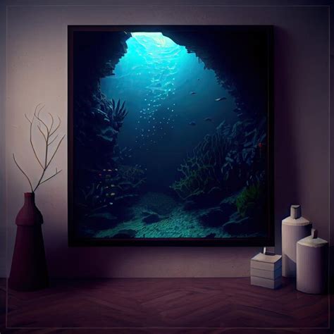 Premium AI Image Ocean Depths Generative AI