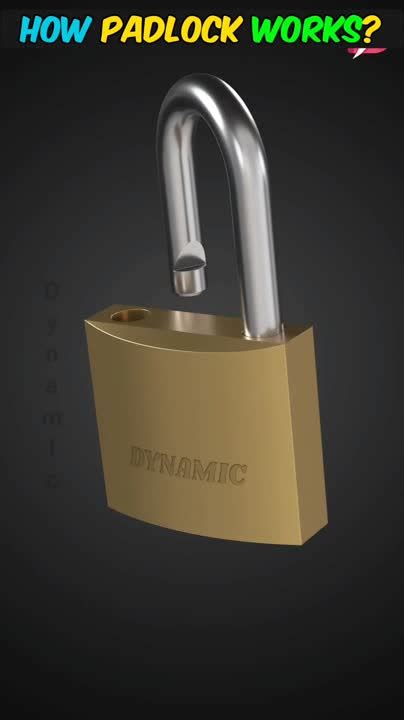 Diana Aghedo On Linkedin How Padlock Works Working Of Padlocks From Inside Explained With 3d…