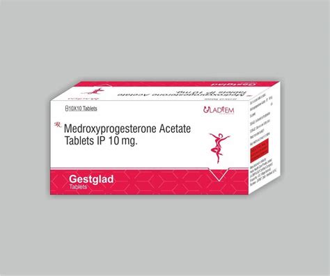 Medroxyprogesterone Acetate Tablets Ip Strength 10mg At ₹ 58 Stripe In Sas Nagar