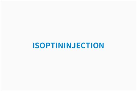 Isoptin Injection 藥品中文名稱 心舒平注射劑 健保用藥品項查詢項目檔