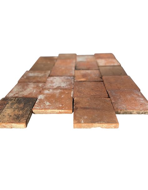 Excepcional Lote Rústico De Baldosas De Terracota Francesa The