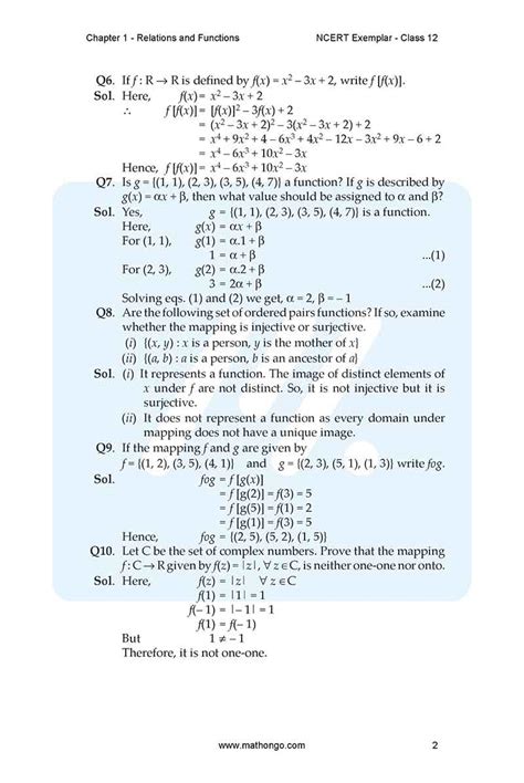 Ncert Exemplar For Class 12 Maths Chapter 1 Mathongo