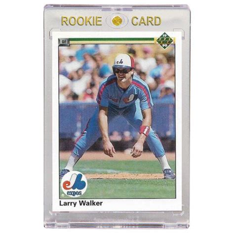 Larry Walker Montreal Expos 1990 Upper Deck 466 Rookie Card