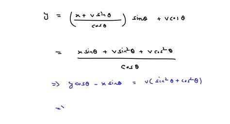 Solved If The Usual Axis Rotation Formulas Are Used To Convert An X Y