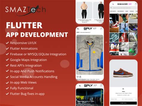 build android and ios mobile applications using flutter by smaztech