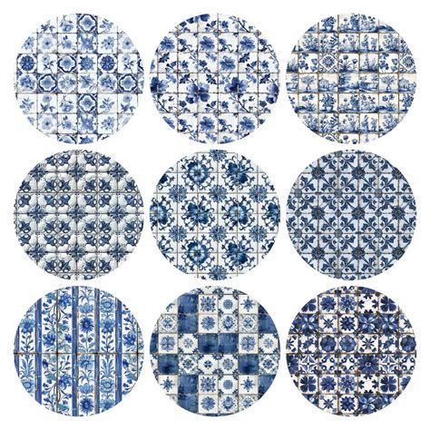 Illustrator Pattern Library Delft Tiles Textures