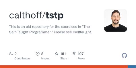 Github Calthofftstp This Is An Old Repository For The Exercises In The Self Taught