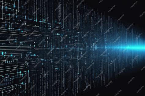 Premium Photo Technology Background Big Data Concept Binary Computer Code Vector Illustration