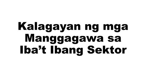 Globalisasyon At Ang Mga Isyu Sa Paggawapptx