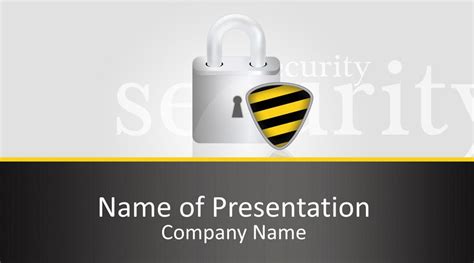 Security Powerpoint Template Templateswise Com
