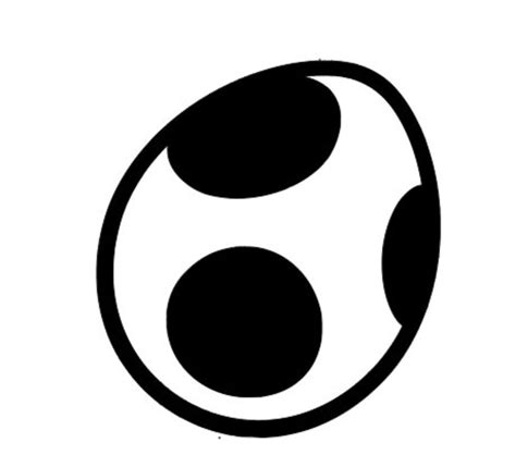 Yoshi Egg Mario Svg Für Bastelmaschinen Cricut Cameo Silhouette Etsy De