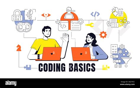 Coding Basics Concept Illustration Stock Vector Image And Art Alamy