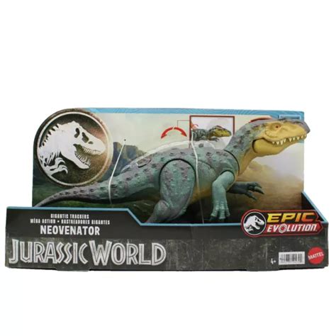 Mattel Jurassic World Gigantic Trackers Neovenator Dinosaurier Action