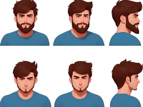 Premium Photo Male Head Turnaround For Animation