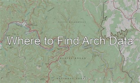 Where Do I Find Arch Data