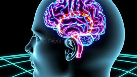 Exploring Brain Activity Visualization Footage In Stunning Detail Stock Footage Video Of