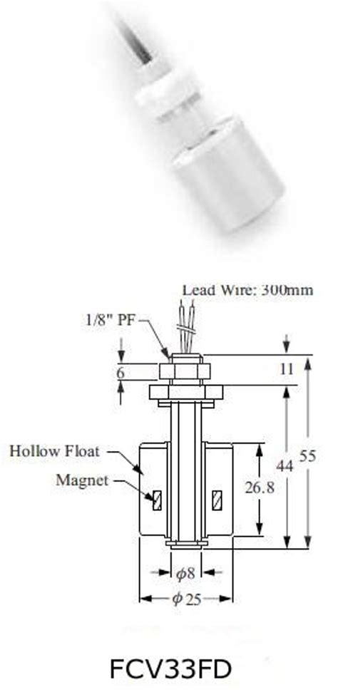 Mini Float Switch Rf Fvc Fch Series Gii Technology Measuring Instruments Heating