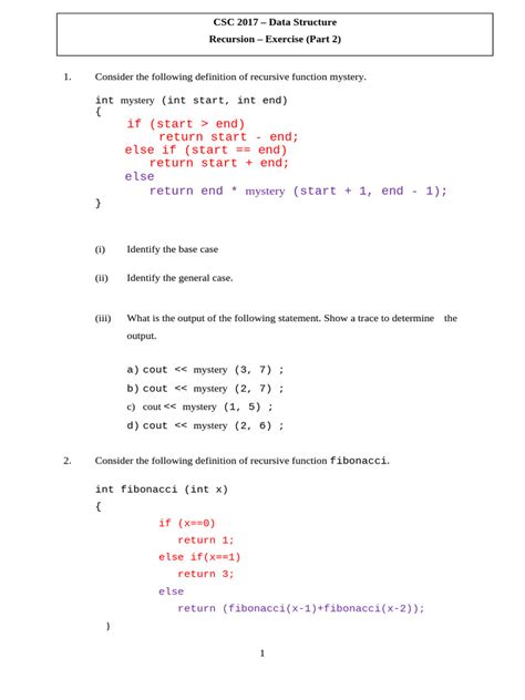 Exercise Recursion Part2 Pdf
