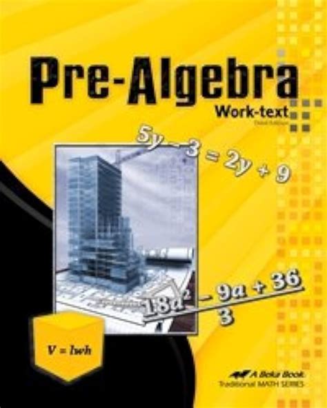 Pre Algebra Tekens