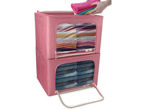 Storage Box With Window 2 Pack