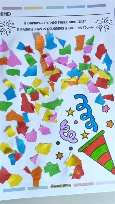 Atividade Carnaval Educação Infantil Em Pdf Para Imprimir Em 2025