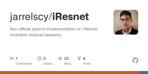 GitHub Jarrelscy IResnet Non Official Pytorch Implementation Of I
