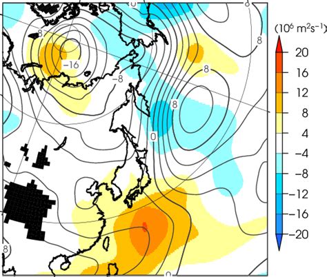 Forecast Error Of 5 Day Mean 850 Hpa Stream Function In Lead Time Of 7