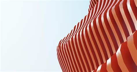 Premium Photo 3d Render Of Abstract Parametric Architecture Of The
