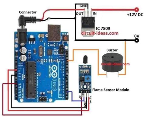simple flame sensor circuit using arduino circuit ideas for you