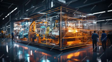 Premium Photo Industrial Technology Concept Industry 40 Concept Artificial Intelligence Or Ai