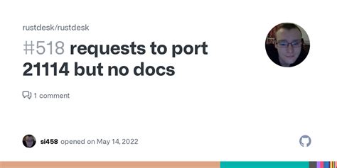 Requests To Port 21114 But No Docs · Issue 518 · Rustdeskrustdesk