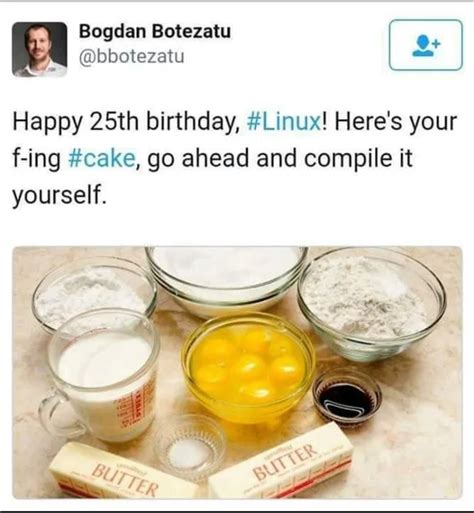 Compile The Cake Linux Rprogrammerhumor
