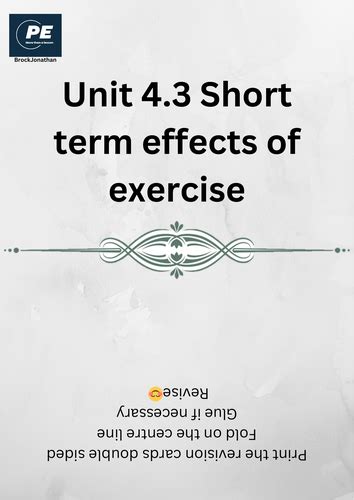 Complete Revision Flashcards For Igcse Pe Physical Education Teaching Resources