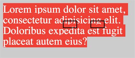 Css Html Line Height With Lowercase Overlap Stack Overflow