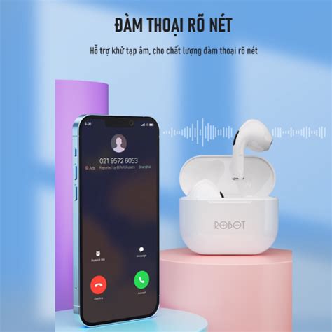 Tai Nghe Bluetooth ROBOT Airbuds T S