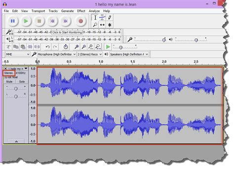 Checking That Recording Is Correctly In Stereo Using Audacity Lingopolo