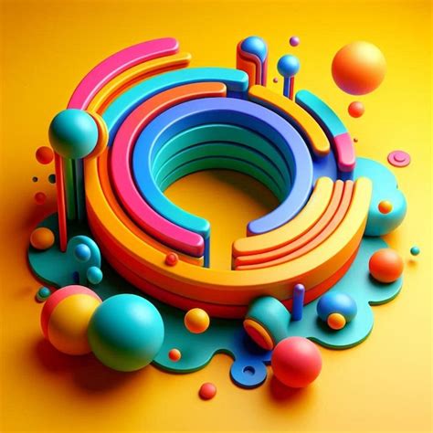 3d Art Design Pattern Premium Ai Generated Image