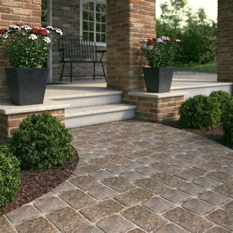 Old Town Blend Pavestone Pavers Pavestone Plaza Square 55 In X 55