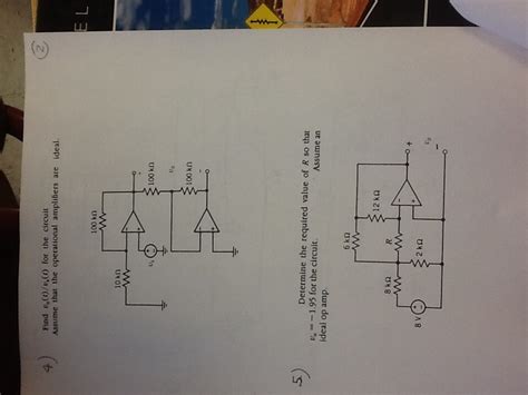 solved find v0 t vs t for the circuit assume that the