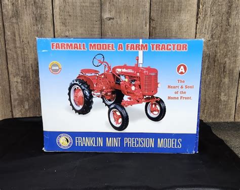 Franklin Mint Mccormick Farmall Model A Farm Tractor Precision Models