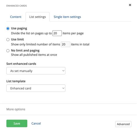 manually sorting widgets