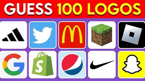 Guess The Logo In 3 Seconds 100 Famous Logos Mind Sprint 2026 Youtube