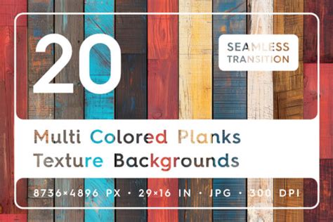 20 Multi Colored Planks Texture Backgrounds Filtergrade