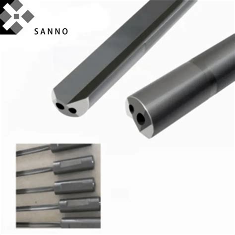 Inner Coolant Hole Gun Drill Bit 5x800mm Customize Carbide Cutting Deep